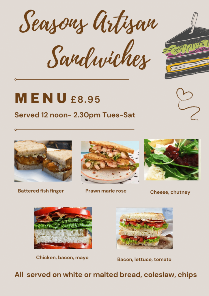 Menu – The Gate Hangs Well & Seasons